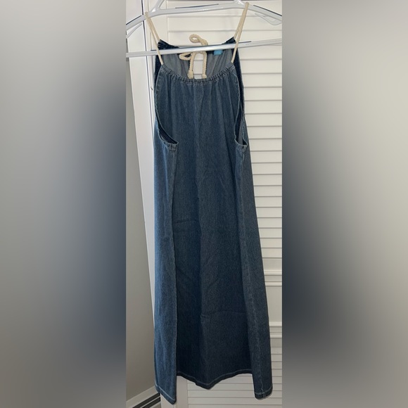 J. McLaughlin | Dresses | J Mclaughlin Medium Wash Denim Halter Style ...